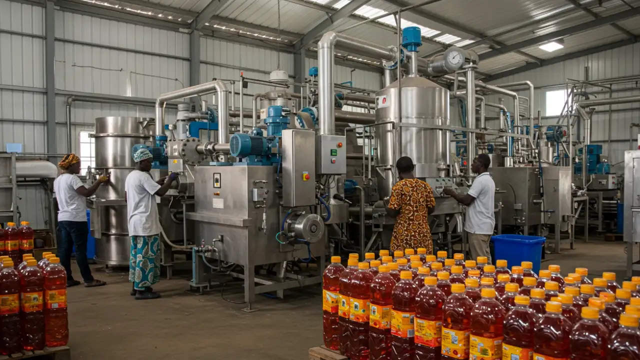 Palm Oil Processing and Packaging - Exportex Agro Solution Ltd